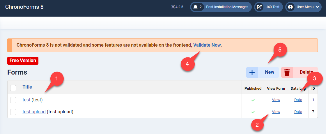 How to use ChronoForms 8 - Introduction - ChronoForms8 - FAQs
